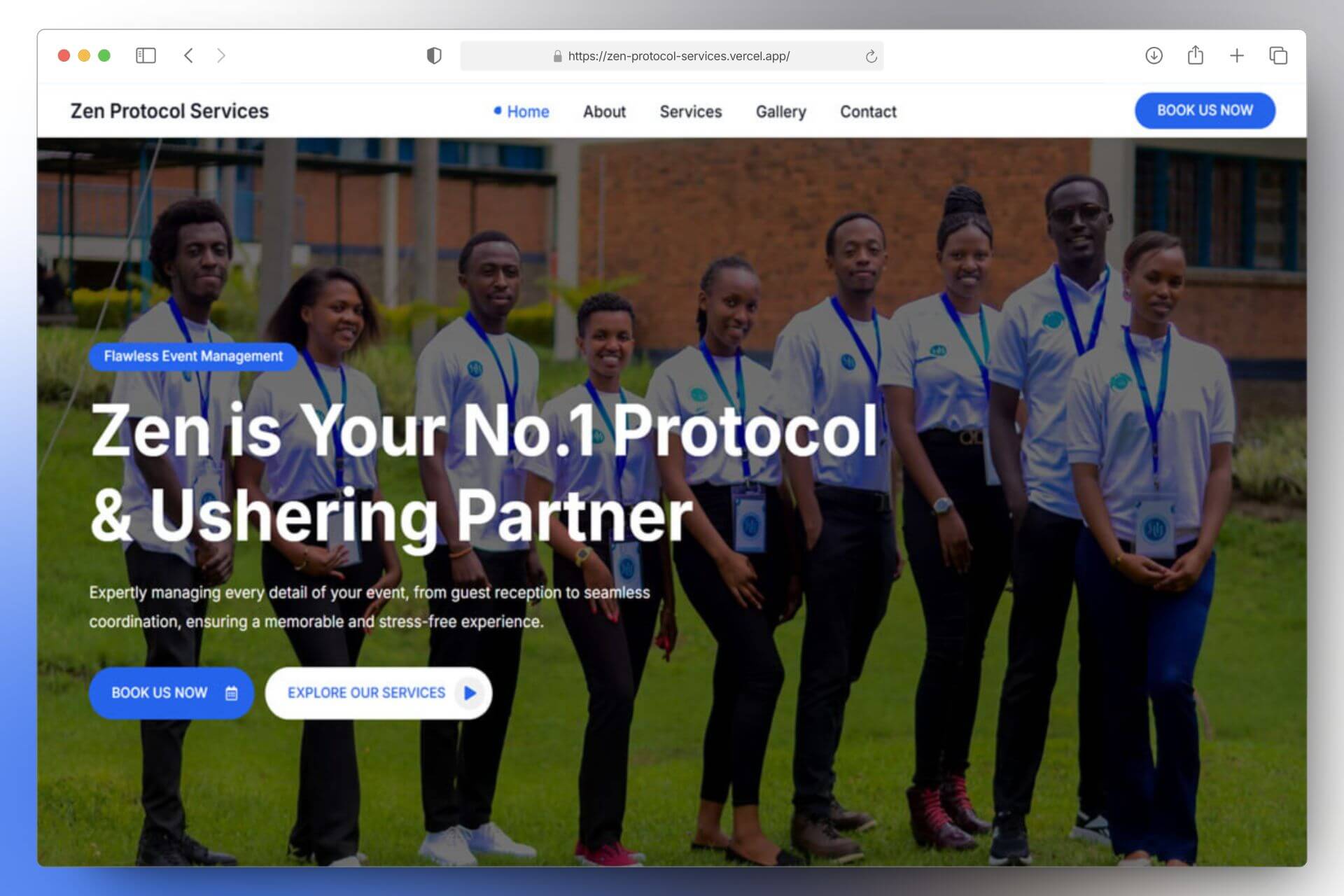 Zen Protocol Services | Professional Protocol & Ushering Partner